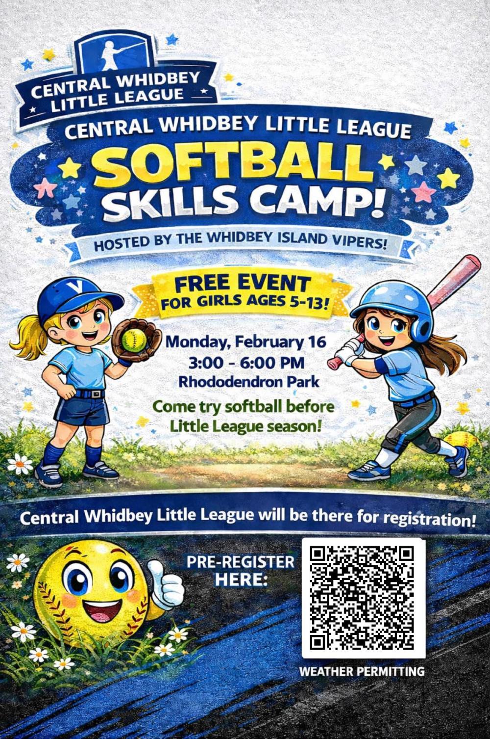 Free softball skills camp for young sluggers | Coupeville Sports